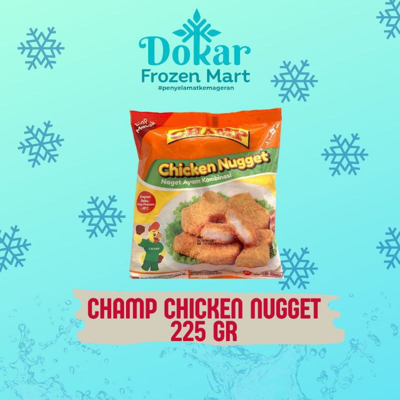Jual CHAMP CHICKEN NUGGET 225GR/450GR | Shopee Indonesia