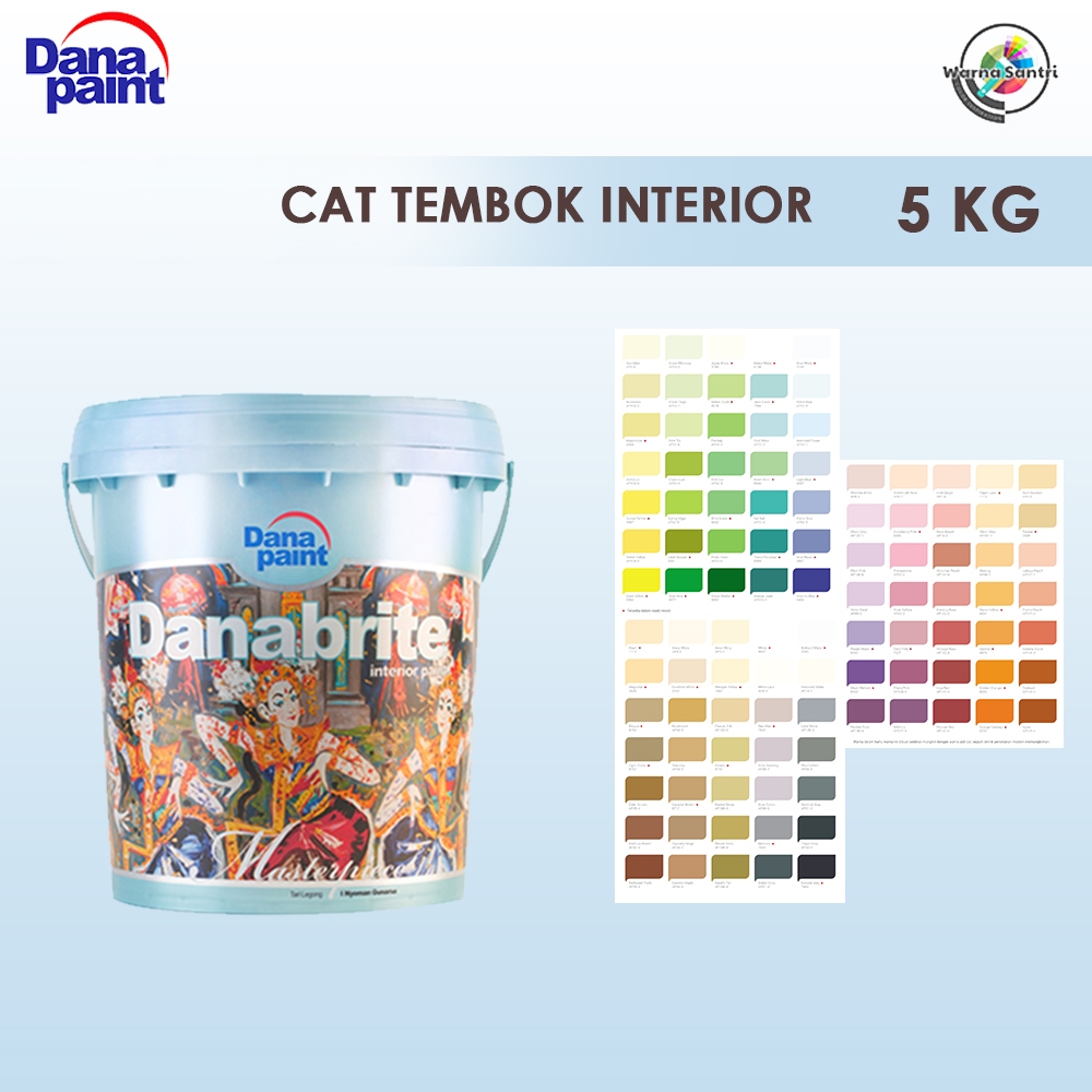 Jual CAT TEMBOK DANAPAINT INTERIOR DANABRITE (GALON) | Shopee Indonesia