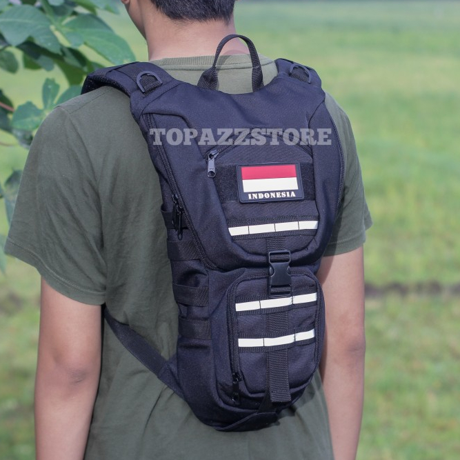 Jual Tas Tactical Army Sepeda Gowes Hydopack Polisi Militer Ransel Tentara TNI Loreng Pelopor ...