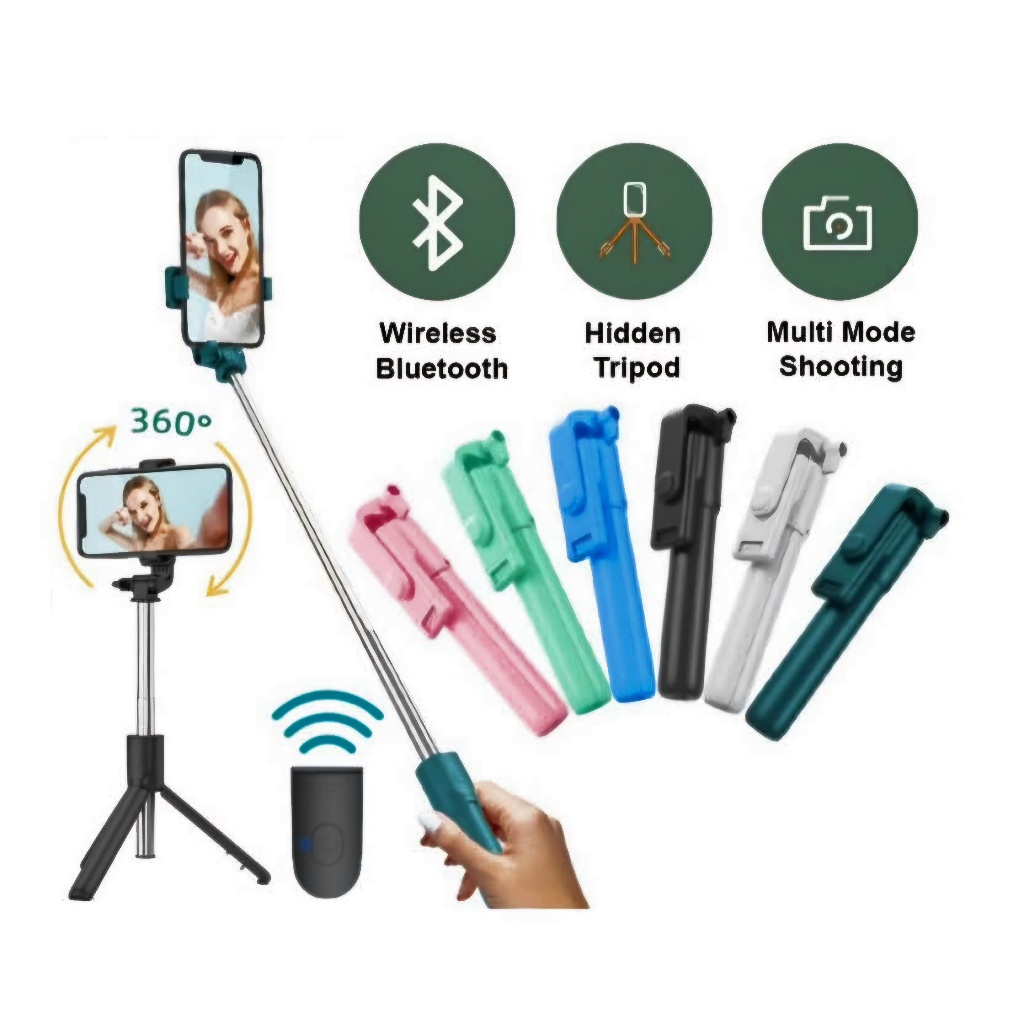 Jual Tongsis full black/monofod full black Selfie stick/Tongsis Holder ...