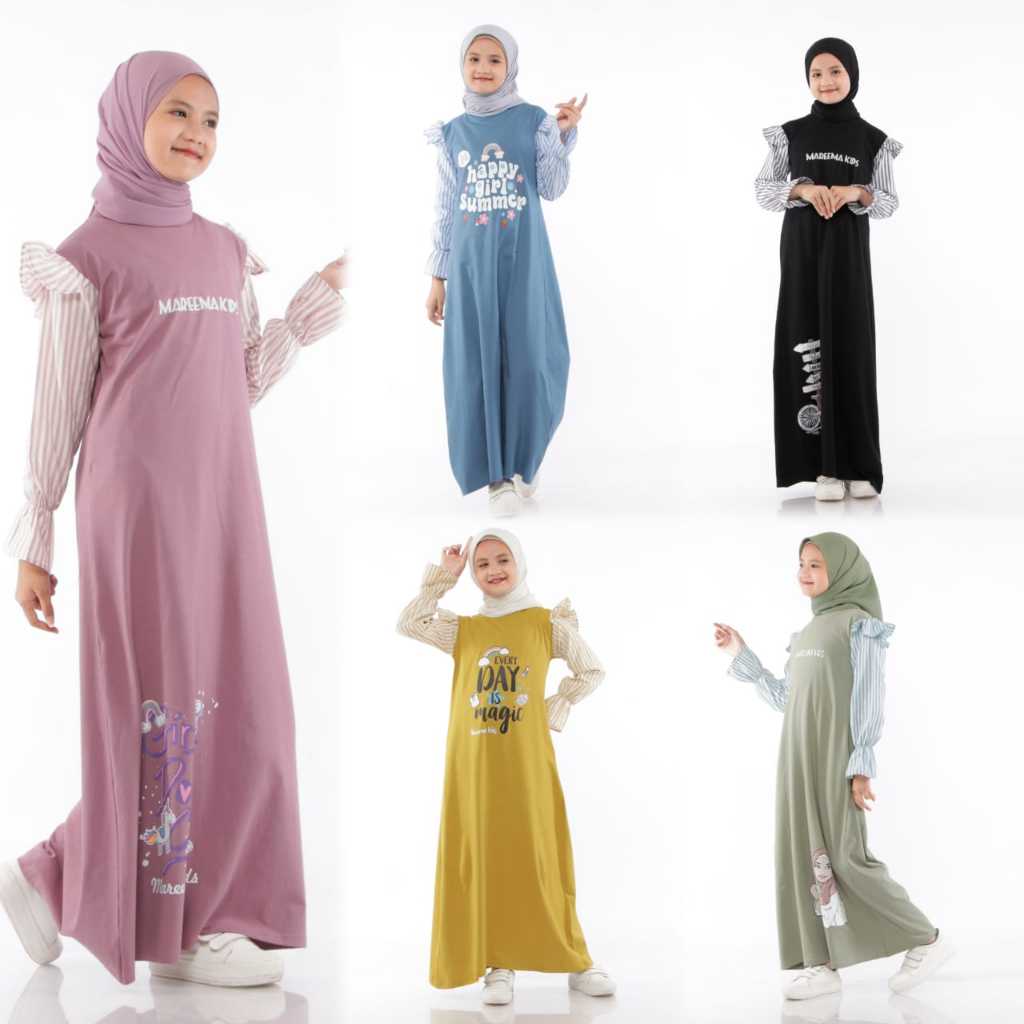 Jual Terlaris !!! Gamis Zoya Gamis Kaos Muslim Anak Perempuan Mengaji ...