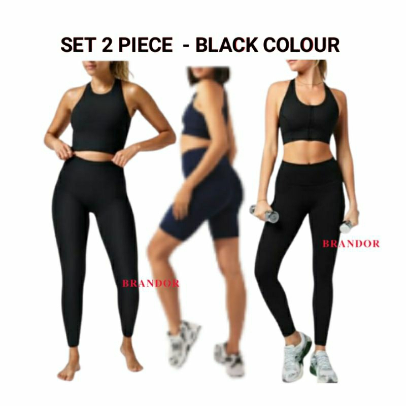 Jual Brandor - SET 2 Piece in BLACK ( Set ) | Shopee Indonesia