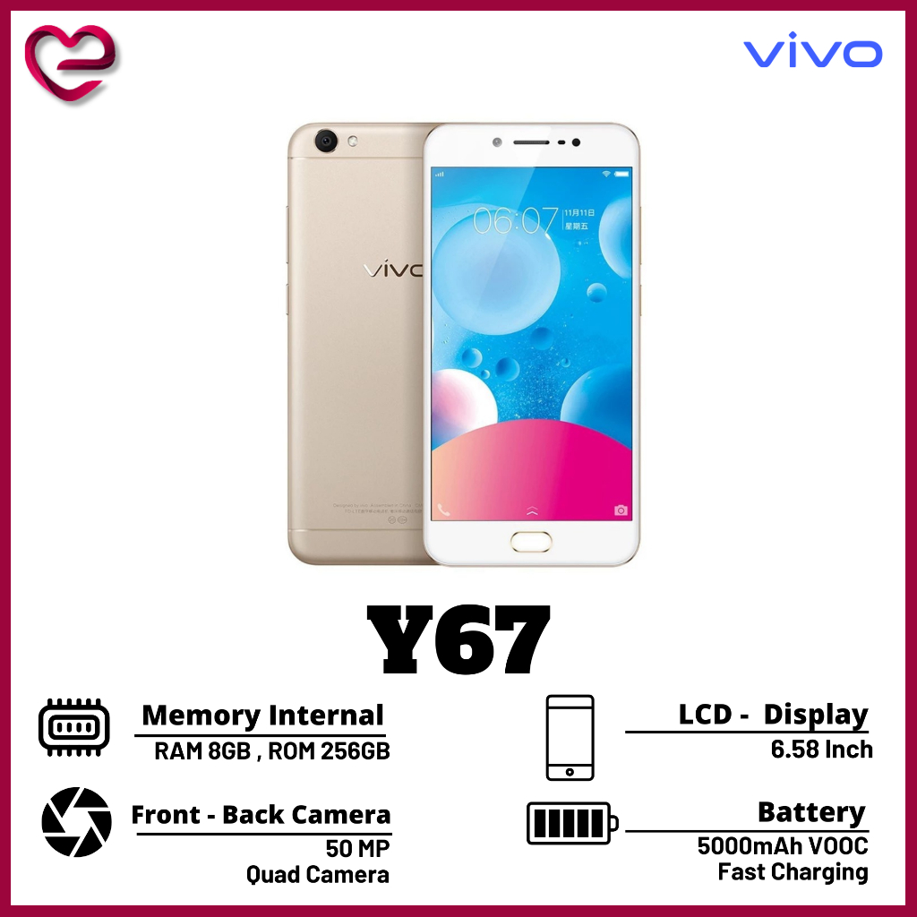 Jual VIVO Y67 RAM 6/128 GB NEW FULLSET GARANSI 1 TAHUN | Shopee Indonesia