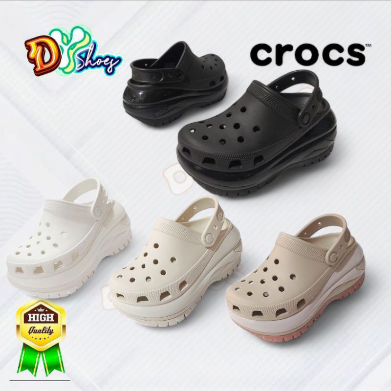 Jual DYshoes - Crocs Mega Clog / Mega Clog woman / Crocs woman | Shopee ...