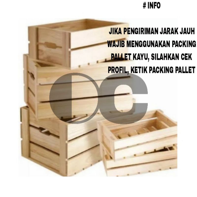 Jual PACKING PALLET KAYU KHUSUS PIPA AKRILIK | Shopee Indonesia