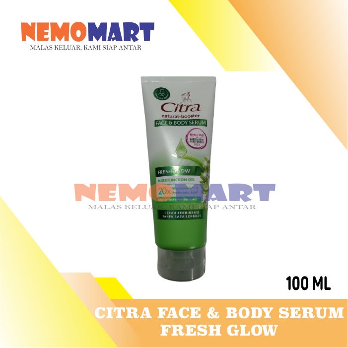Jual CITRA FACE BODY SERUM NATURAL BOOSTER FRESH GLOW 100 ML PENCERAH ...