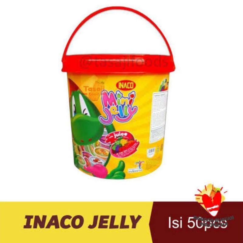 Jual Inaco Jelly Isi 50 Pcs Kemasan Ember | Shopee Indonesia