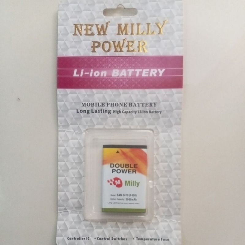 Jual Baterai Samsung Lakota C 3322/B3410 DOUBLE POWER | Shopee Indonesia
