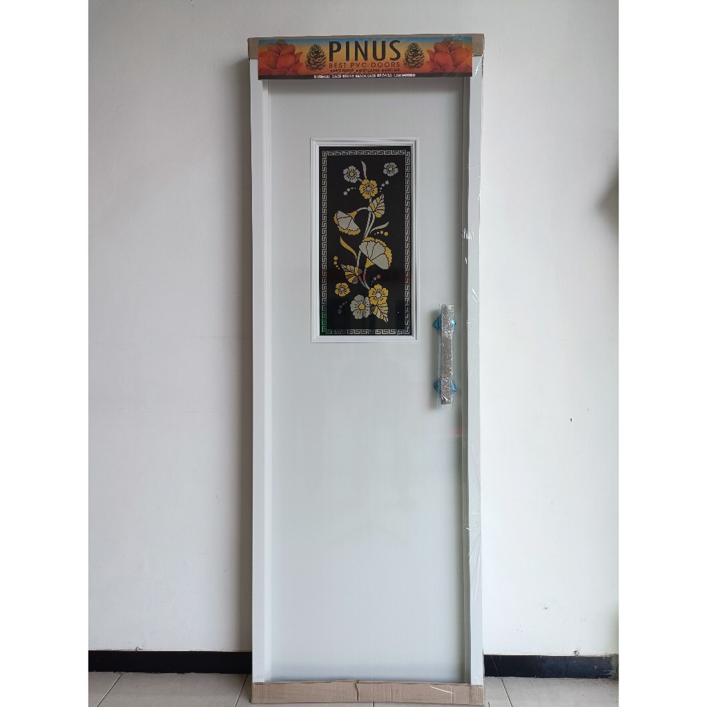 Jual Pintu PVC Motif 6 Bunga {Ada Cermin di Belakang Pintu} | Shopee ...