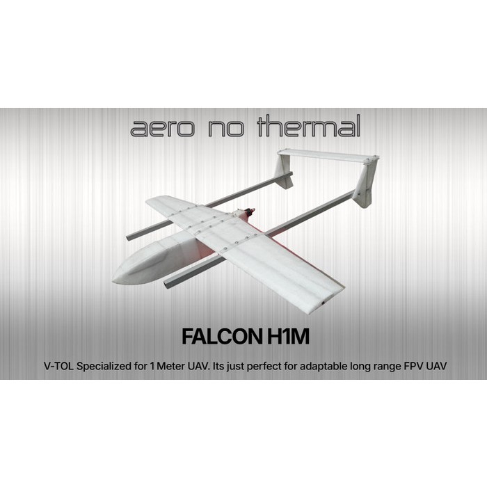 Jual Kit RC Pesawat Falcon H1M V-TOL Aero no Thermal Kit RC Plane ...