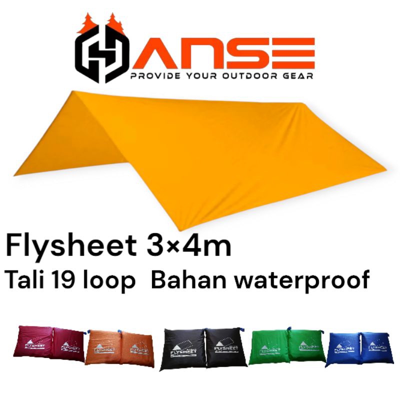 Jual [COD] flysheet 3×4 bushcraft flysheet 3×4 bivak set 4×3 flesit ...