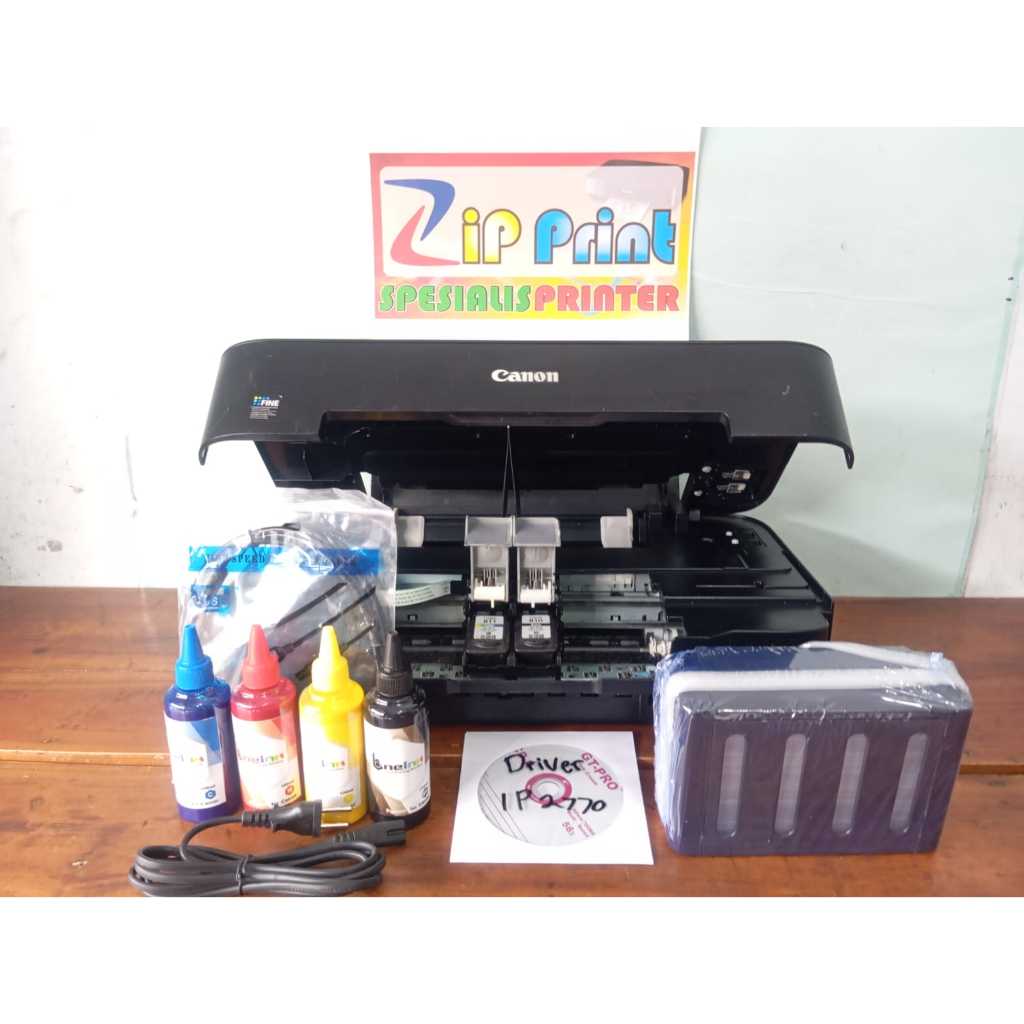 Jual Printer Canon IP2770 Tinta Pigment Tahan Air/Anti Luntur Infus Box ...