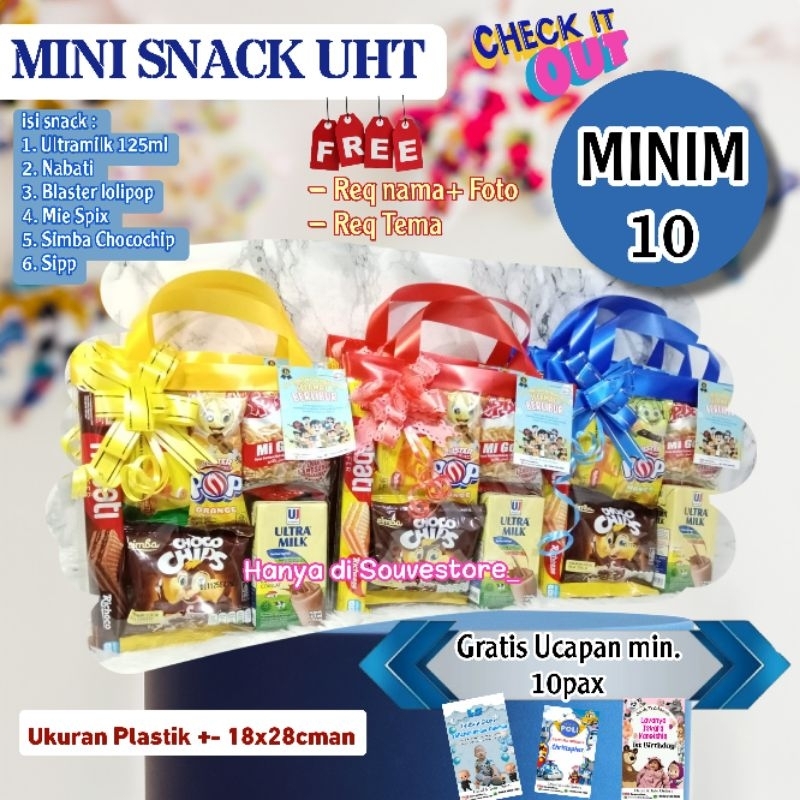 Jual Parcel Ultah anak || Parcel snack susu UHT || Paket ultah surabaya ...