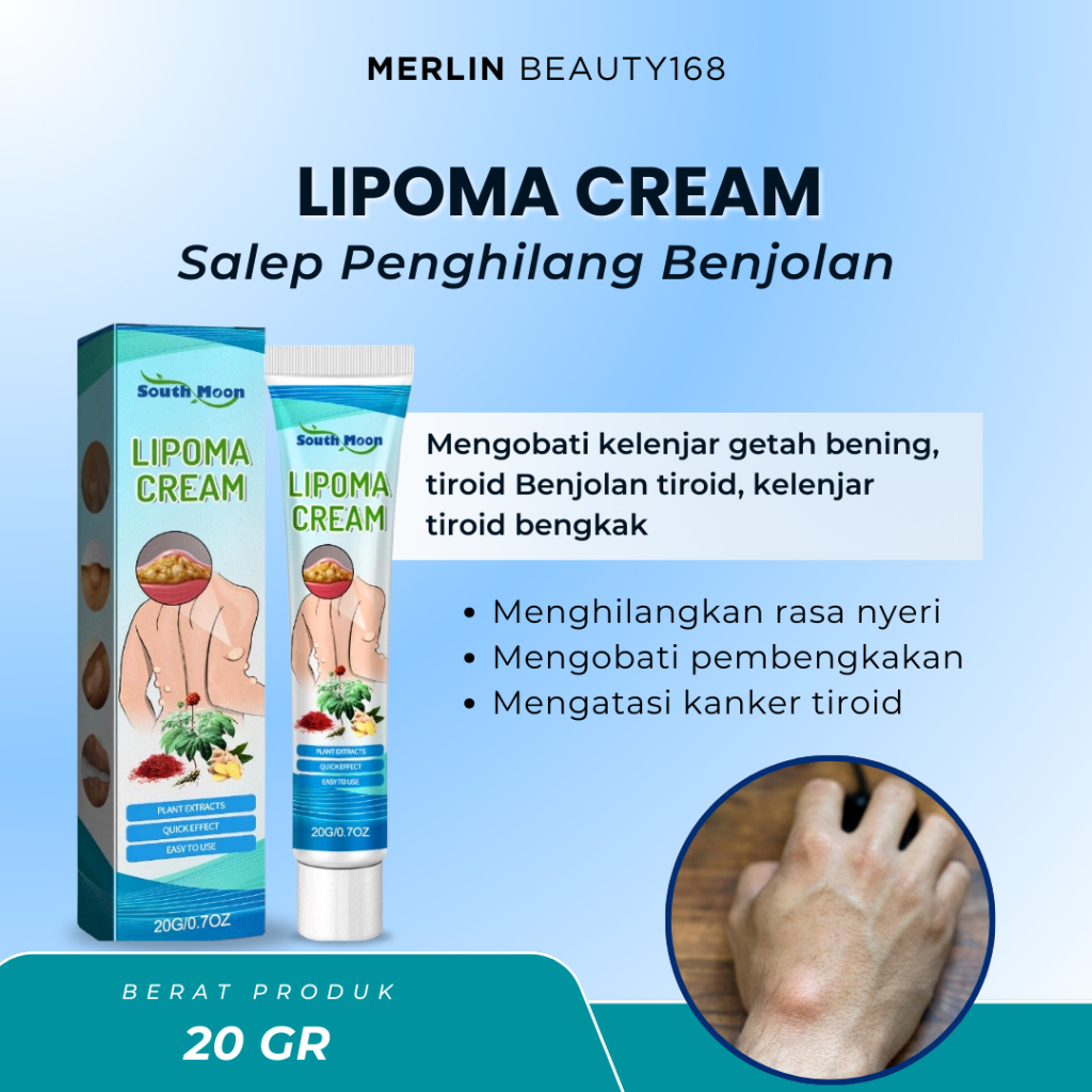 Jual Lipoma Cream Original / Obat Benjolan Di Ketiak / Obat Lipoma ...