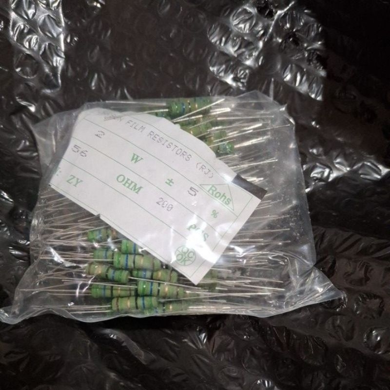 Jual 200 pcs resistor R 2w 56R resistor 2 Watt 56 ohm | Shopee Indonesia
