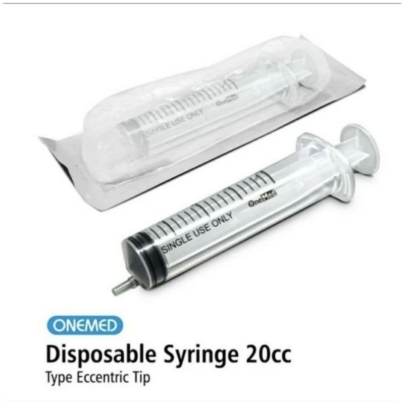 Jual TM Spuit Syringe 10CC / 20CC / 50CC onemed tanpa jarum | Shopee Indonesia