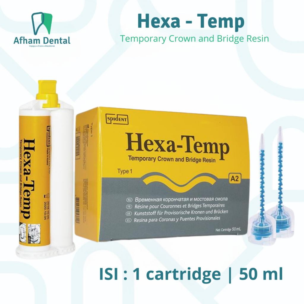 Jual AFHAM DENTAL Hexa Temp Temporary Crown and Bridge Material self ...