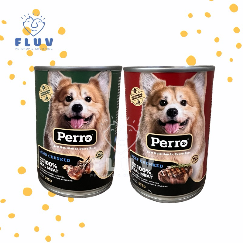 Jual Perro Dog Wet Food kaleng 375g | Shopee Indonesia
