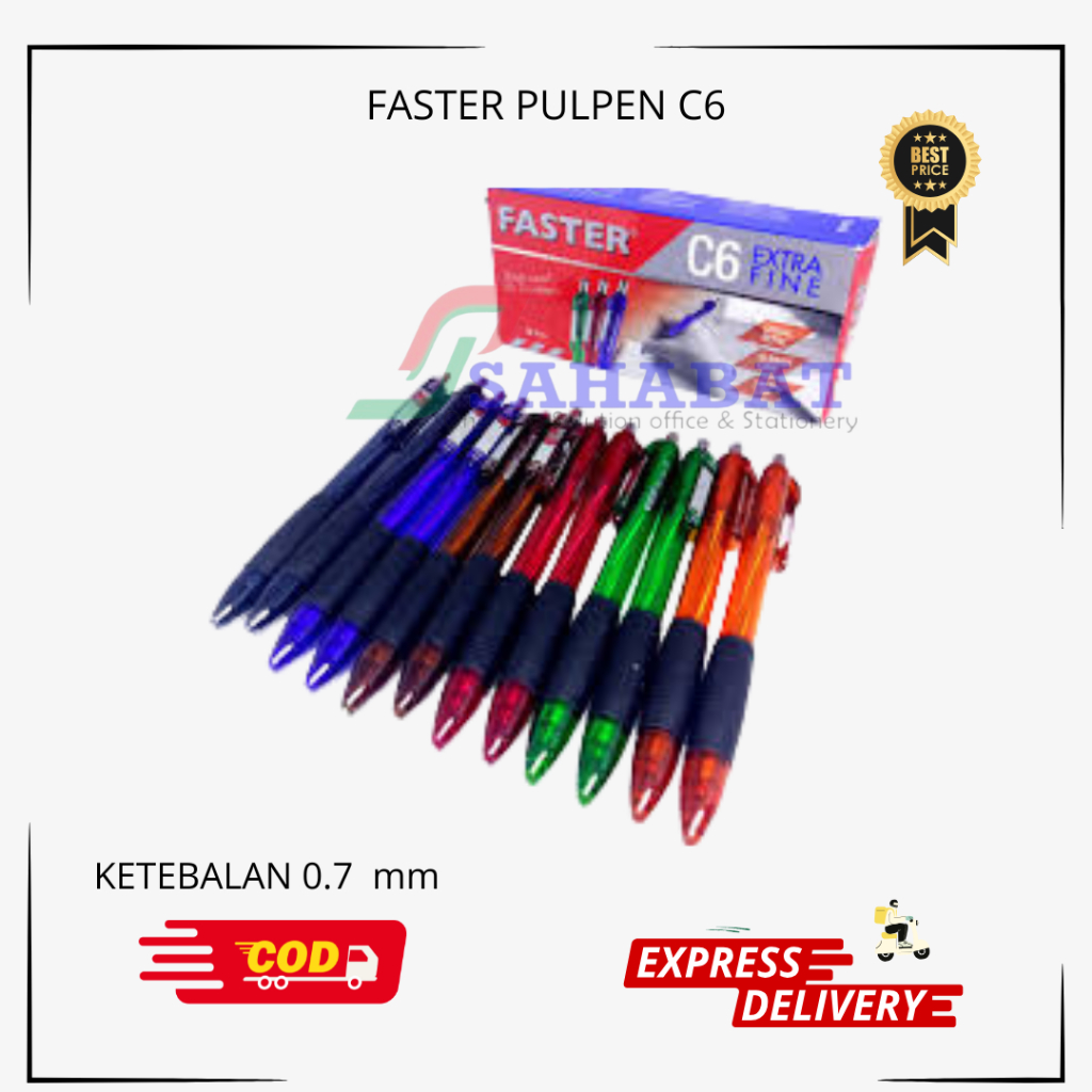 Jual FASTER PEN C6 / FASTER PEN MURAH / PULPEN MURAH | Shopee Indonesia