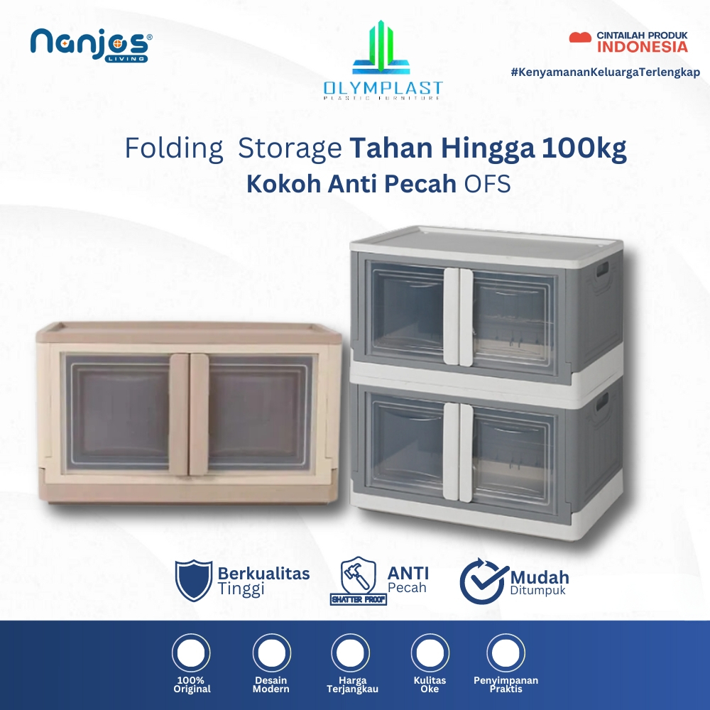 Jual Olymplast Folding Storage / Box Kotak Kontainer Penyimpanan ...