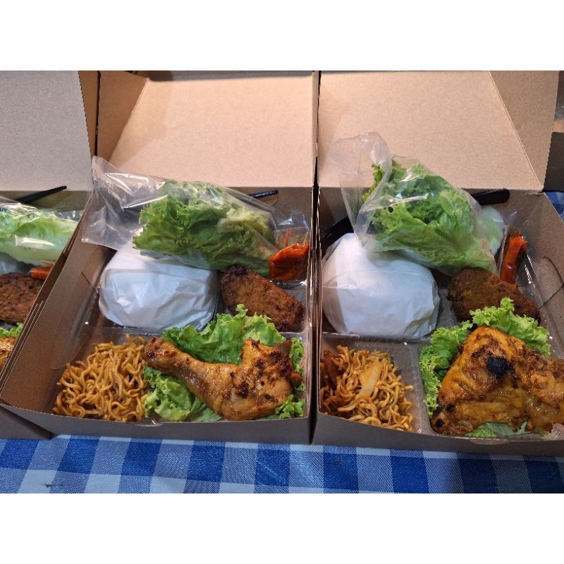 Jual Nasi Box Ayam Bakar Komplit Nasi Liwet Nasi Uduk Nasi Kuning Ayam Bakar Goreng Balado Woku ...