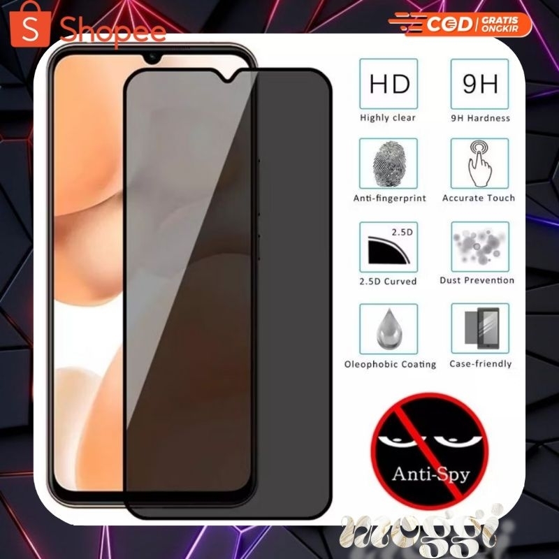 Jual PREMIUM GLASS SPY FULL 10D XIAOMI REDMI A3 A4 A5 7 8 8A 9 9A 9C 9T 10 10A NOTE 5 PRO/NOTE 7 ...