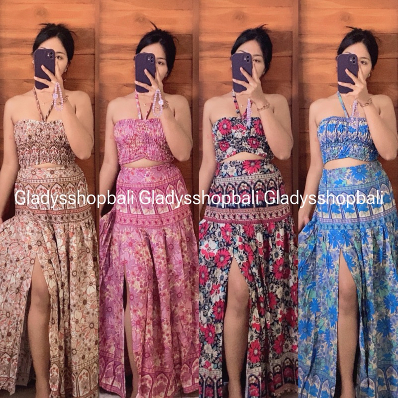 Jual ONE SET FLOWER / ONE SET KEMBEN / ONE SET FLOWER / OUTFIT PANTAI ...
