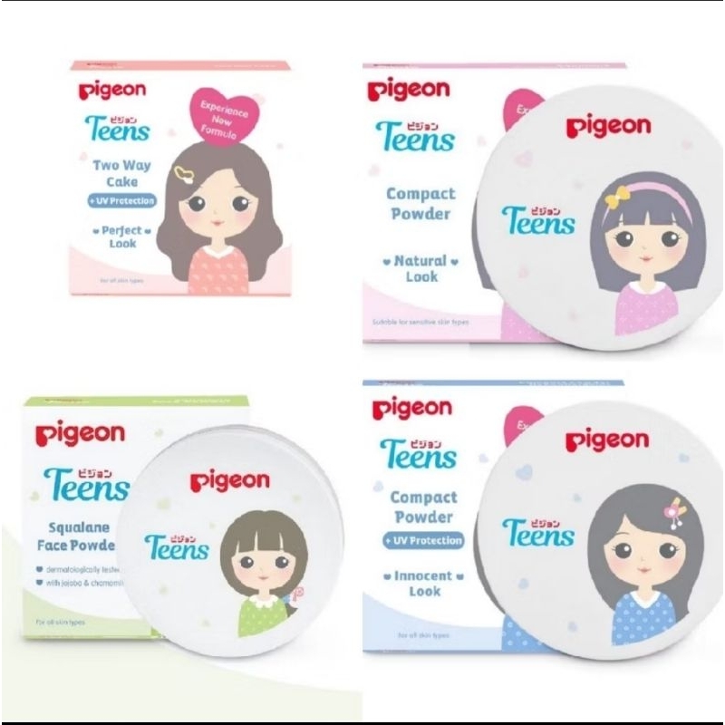 Jual Pigeon Teens Compact Powder + UV Protection 14gr | Shopee Indonesia