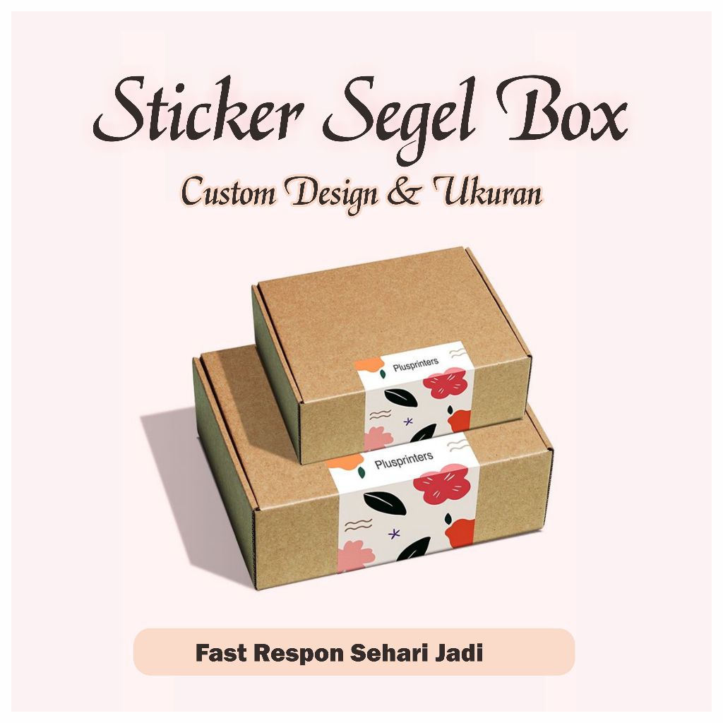 Jual STIKER SEGEL BOX CUSTOM / STIKER SEGEL KOTAK KARDUS / SEAL BOX ...