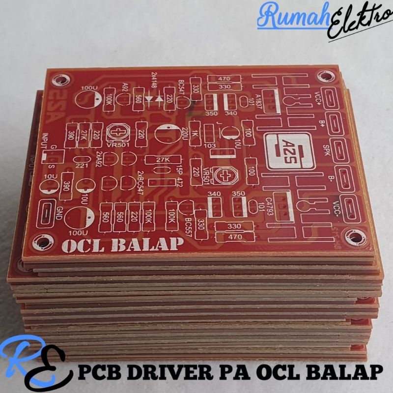 Jual PCB DRIVER POWER AMPLIFIER OCL BALAP | Shopee Indonesia