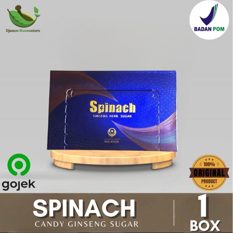 Jual PERMEN SPINACH CANDY PERMEN RASA JAHE STAMINA PRIA - 1 BOX ISI 30 ...