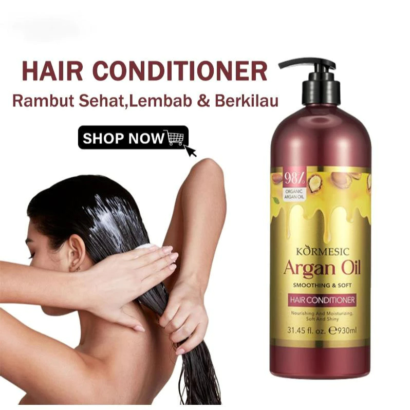 Jual Kormesic Argan Oil Conditioner Ala Salon/Kondisioner Rambut Kering & Mengembang 930ml ...