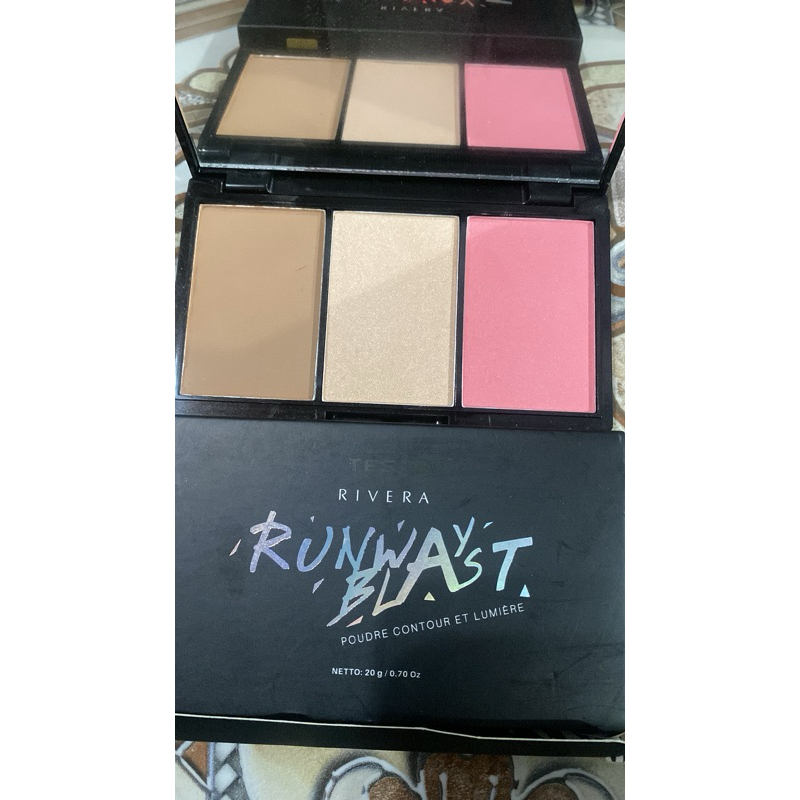 Jual Rivera Runway Eyeshadow Palet , minus ada tulisan tester namun ...
