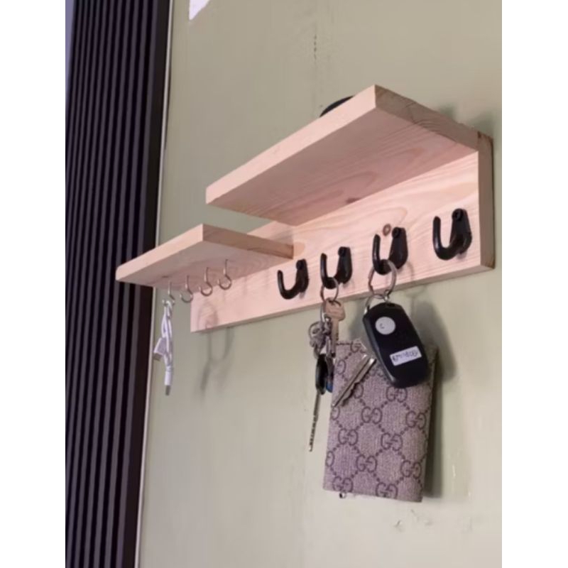 Jual Rak gantungan kunci / gantungan baju / rak serba guna rak dinding ...