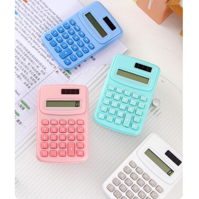 Jual Kalkulator Mini 8 Digit/ Kalkulator Saku Macaroon/Kalkulator Saku ...