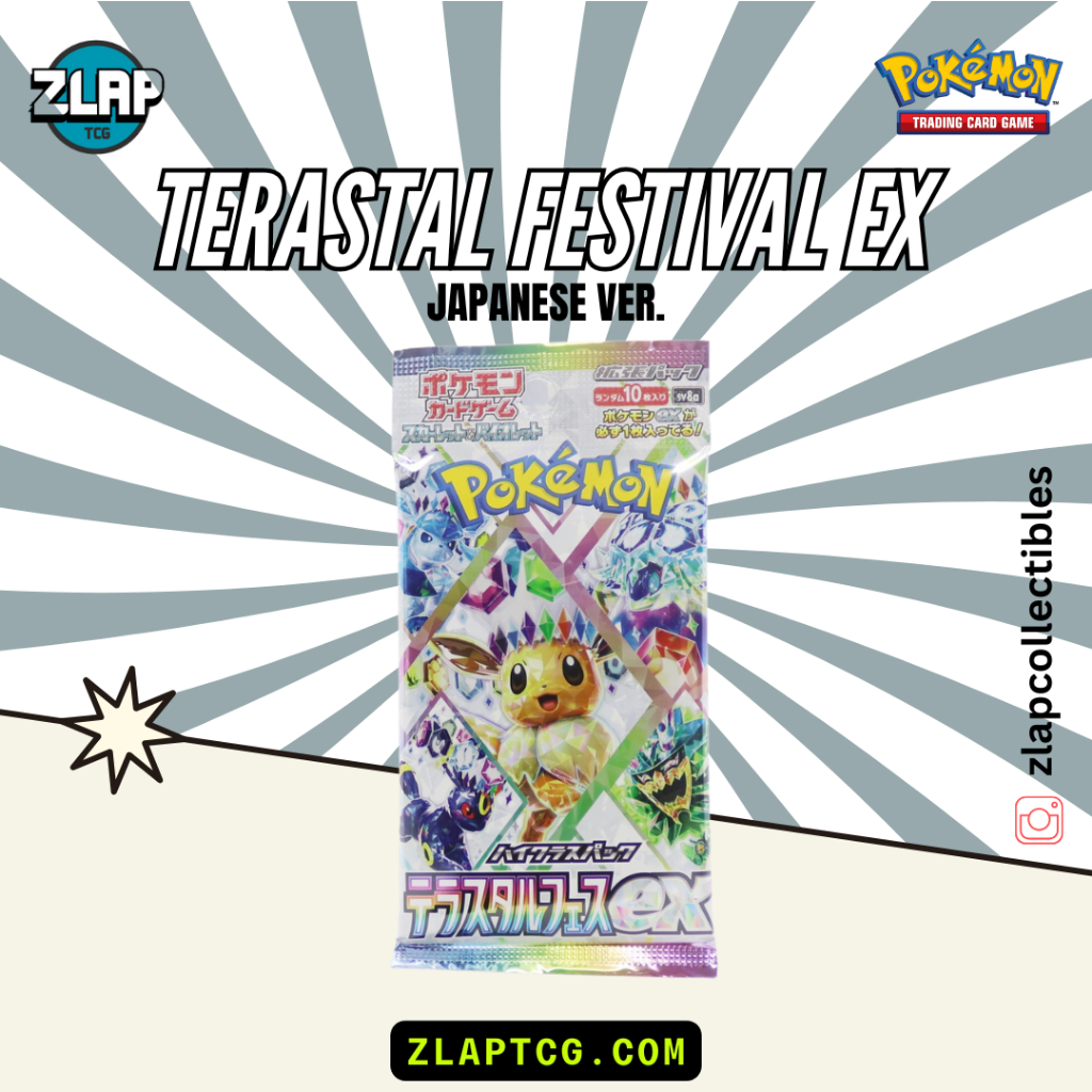 Jual Terastal Festival Ex Booster Pack - Pokemon TCG Japan | Shopee Indonesia