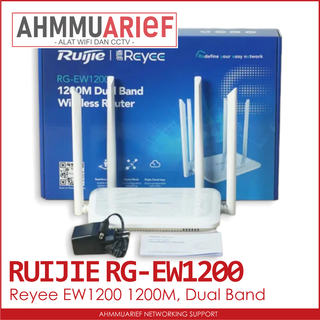 Jual RUIJIE REYEE RG-EW1200 AC1200 1200M DUAL BAND GIGABIT WIRELESS ...