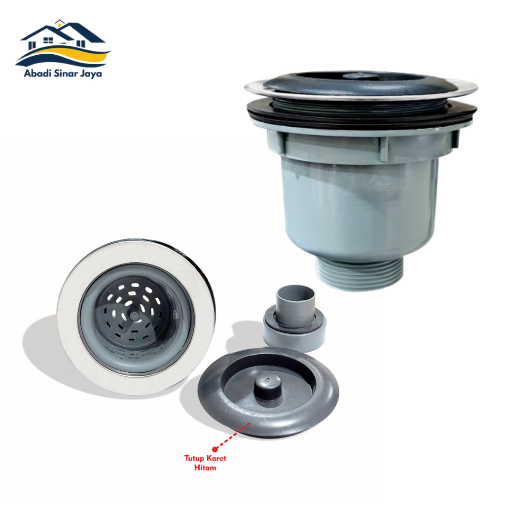 Jual [ASJ] Afur Keranjang PVC / Saringan Bak Cuci Piring Wastafel Sink ...