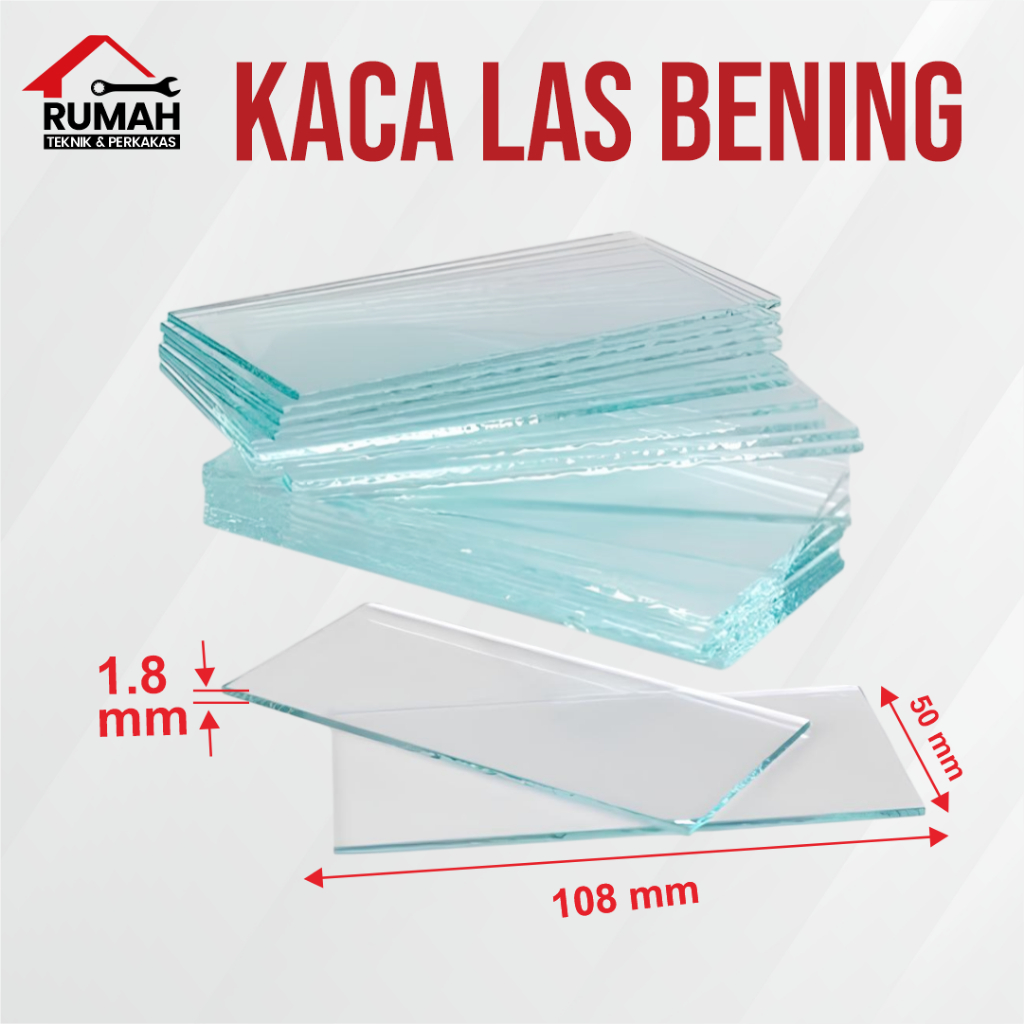 Jual KACA LAS BENING TRANSPARAN PUTIH / Welding Glass Clear | Shopee ...