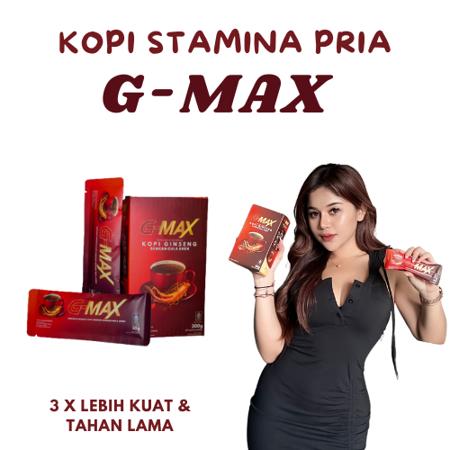 Jual KOPI G-MAX Minuman Kopi Gingseng 1 Box isi 10 sachet Original | Shopee Indonesia