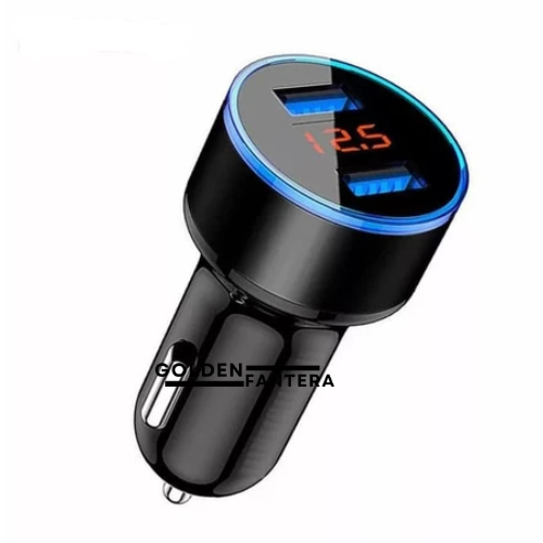 Jual Adapter Adaptor Kepala Charger Carger Mobil Dual Port Output Usb 3,1A Fast Charging With ...