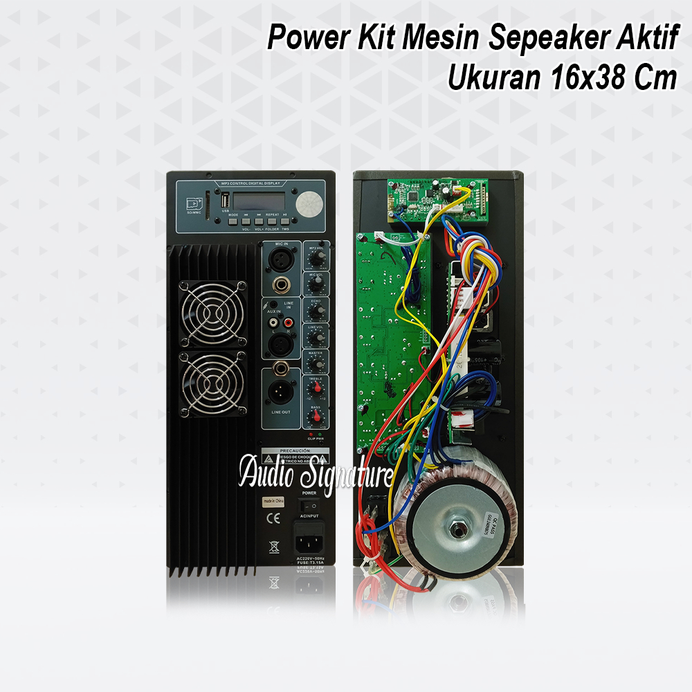 Jual Mesin Power Kit Aktif AUDIO SEVEN Bluetooth Original Ukuran 16x38 ...
