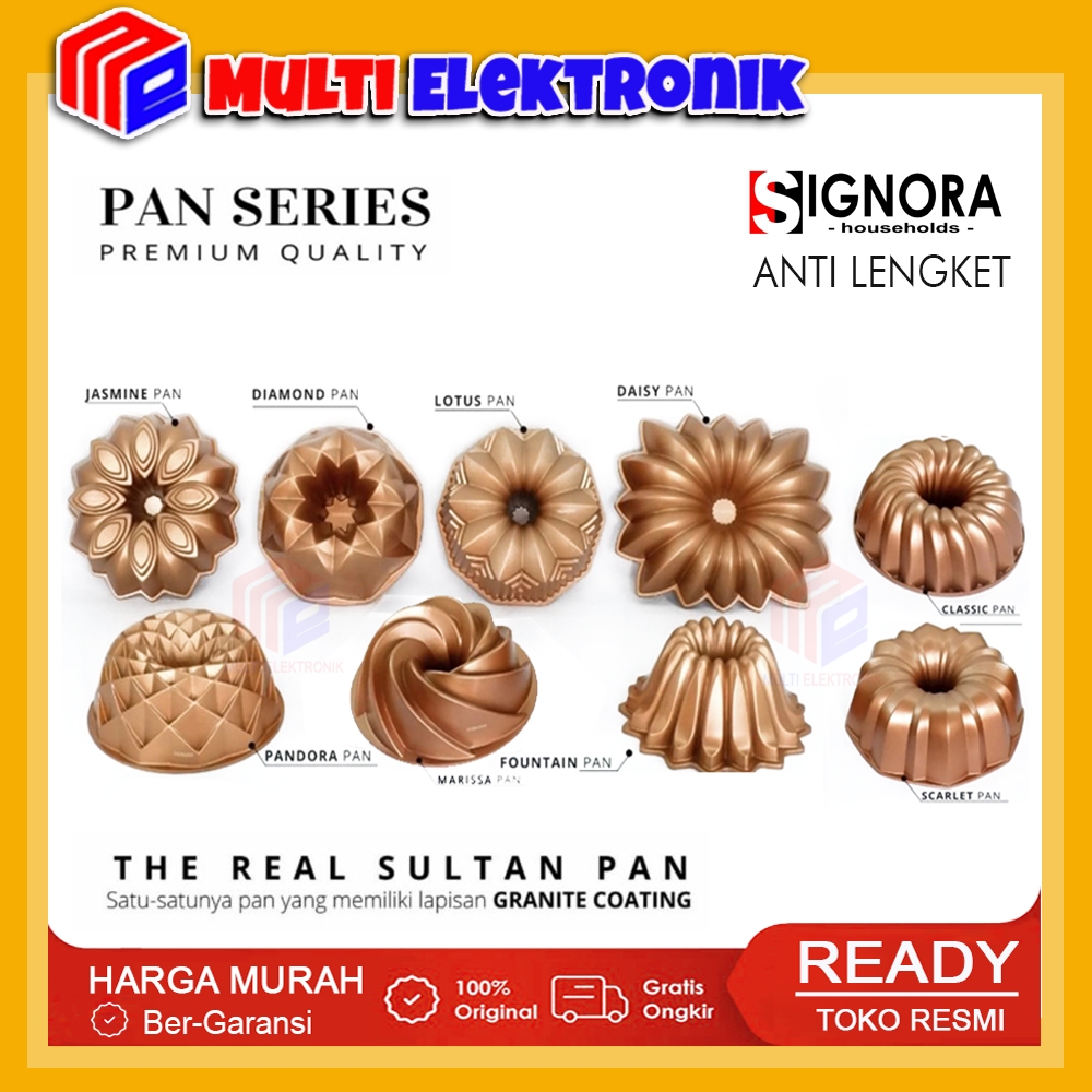 Jual Signora Loyang Sultan / Loyang Bolu Granit Coating Anti Lengket ...