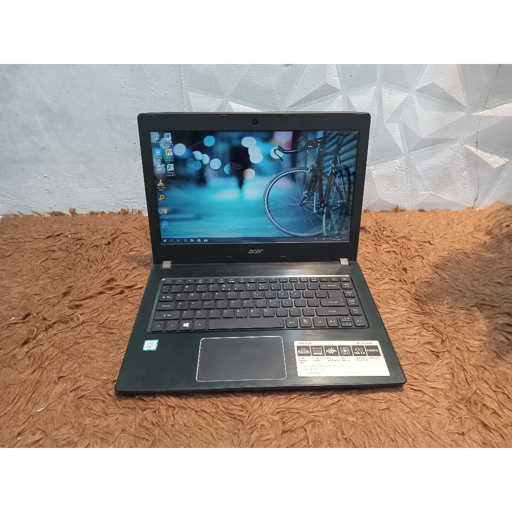 Jual Laptop Acer aspire E5-475 ram 4gb hdd 500gb core i3 gen6 NO MINUS DAN MURAH | Shopee Indonesia