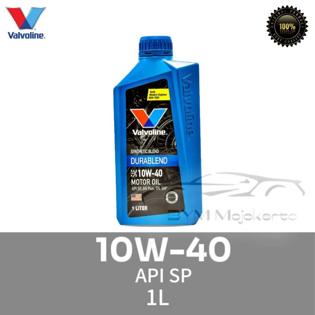 Jual Valvoline Synthetic Blend Durableblend API SP 10W-40 Motor Oil 1L | Shopee Indonesia