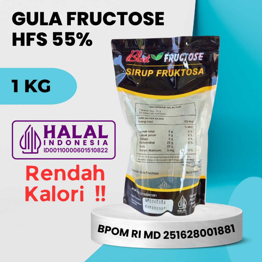 Jual GULA SINGKONG CAIR - Premium Gula Fructose 1 KG - Syrup Fruktosa ...
