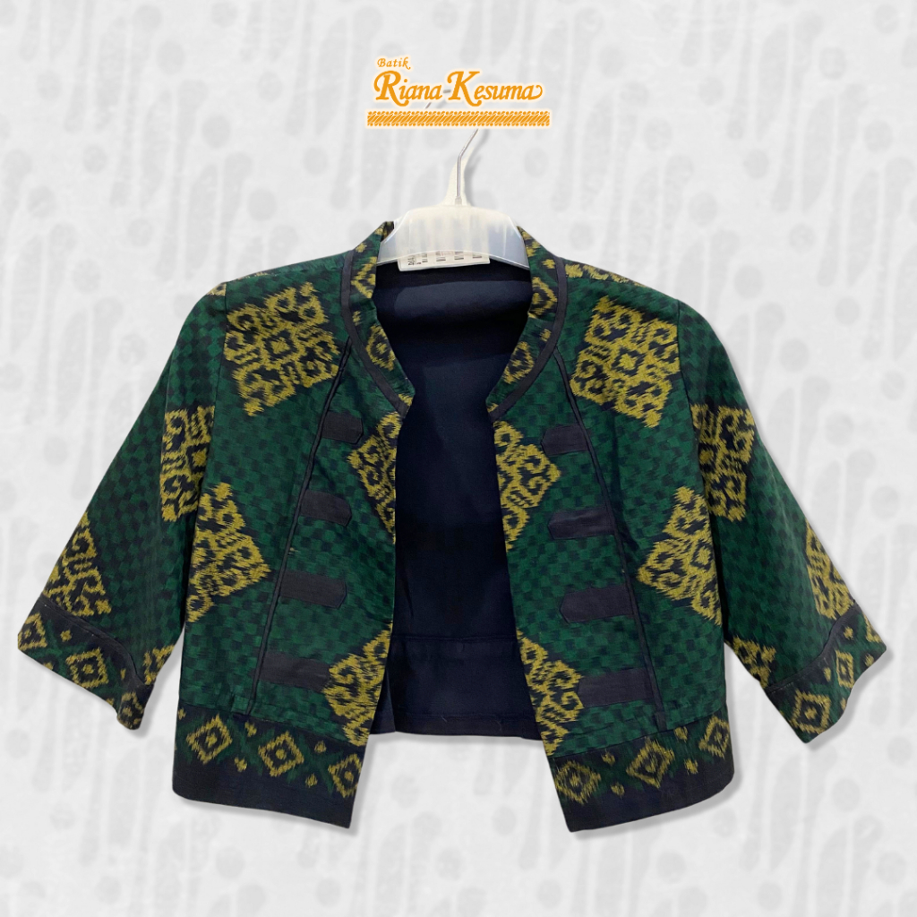 Jual Batik Riana Kesuma - Blazer Tenun | Atasan Wanita Formal | Blazer Formal | Blazer Kerja ...