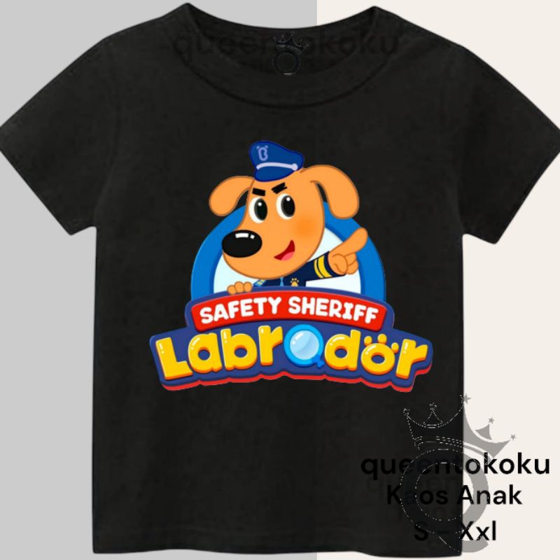 Jual Kaos Anak Polisi Labrador babybus sherif kepala polisi kartun ...