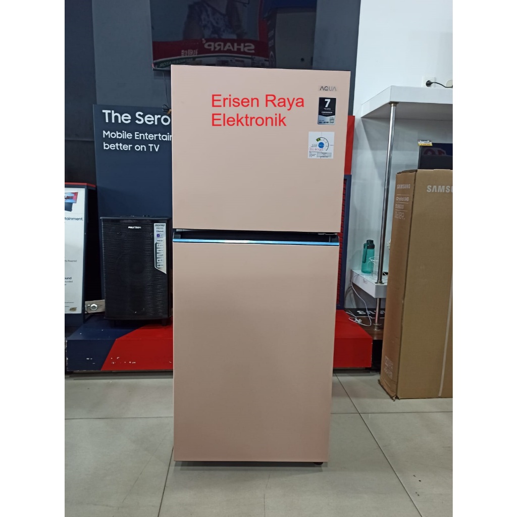 Jual Aqua Kulkas 2 Pintu AQR-DTM245CBP (BE) (PE) Warna Baru | Shopee ...