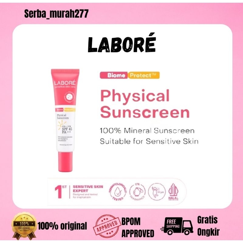 Jual LABORÉ Biome Protect Physical Sunscreen SPF 50+ PA++++ 30ml ...